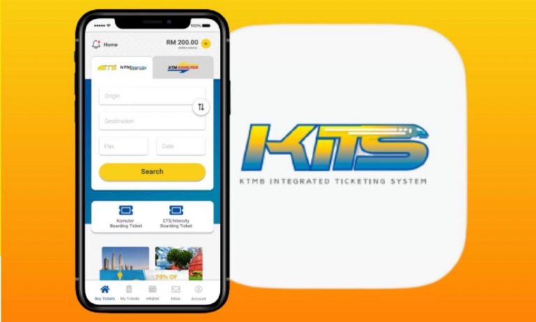 KTMB Melancarkan KITS, Aplikasi Tiket Baharu Bagi ETS, KTM Intercity Dan KTM Komuter Utara