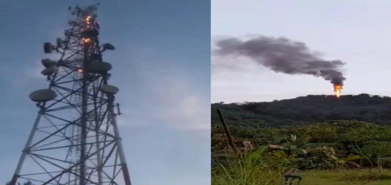 Menara Diguna Maxis, Celcom, Digi, Dan U-Mobile Yang Terbakar Sedang ...